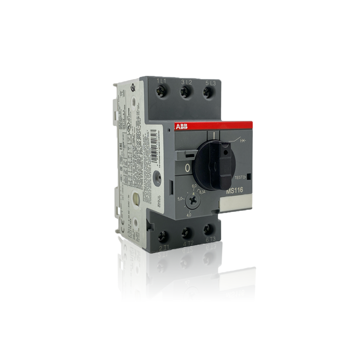 Guardamotor Trifasico, MS116-12,Regulable 8-12 A, Marca ABB - SPEEDFLEX